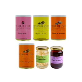 Assortiment Confitures d'agrumes & Délices de Fleurs | Offre à 58€